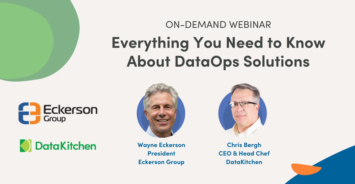Webinar: Everything You Need to Know About DataOps Solutions, Eckerson